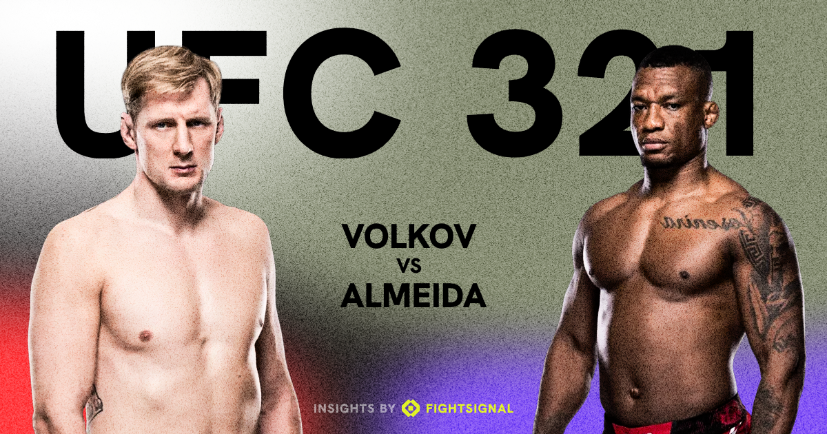 UFC 321: Analysis, Odds & Predictions - Alexander Volkov vs Jailton ...
