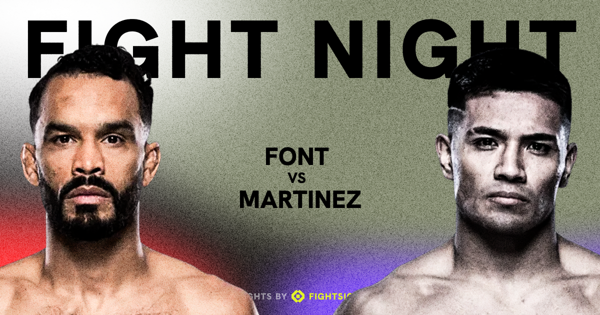 UFC Fight Night: Analysis, Odds & Predictions - Rob Font vs David ...